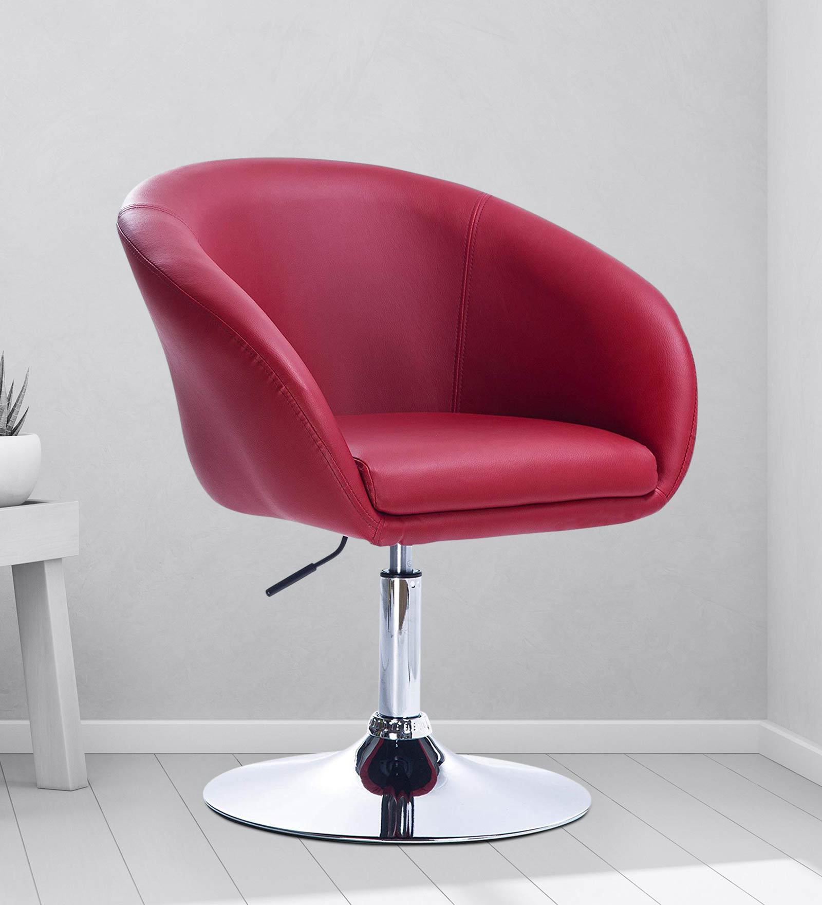 Buy Ralph Lounge Chair in Red Colour at 29% OFF by Workspace by Azazo ...