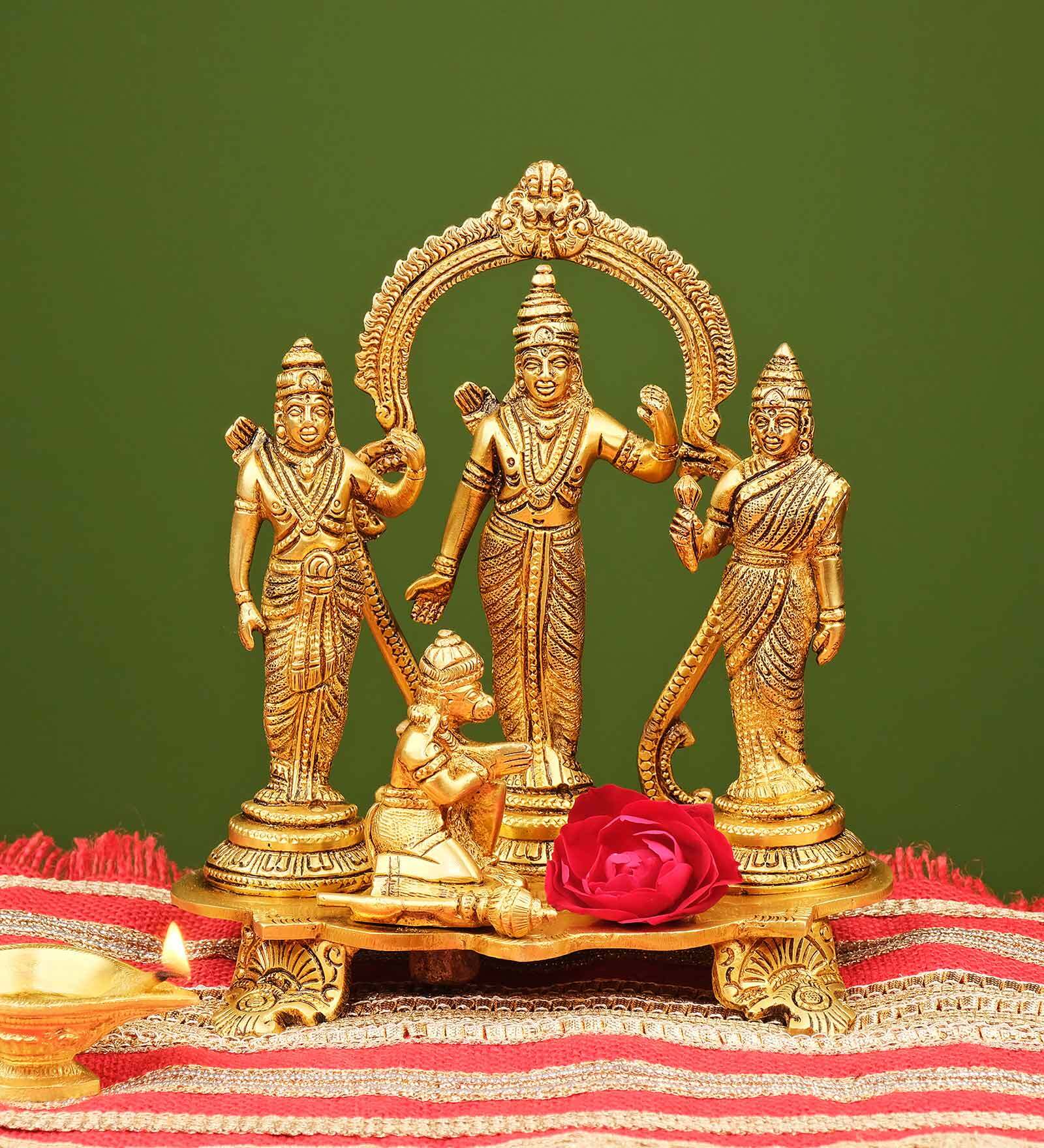 Buy Ram Darbar Idols in Brass By Ekaa Online - Other Dieties - Religious Idols - Home Decor ...