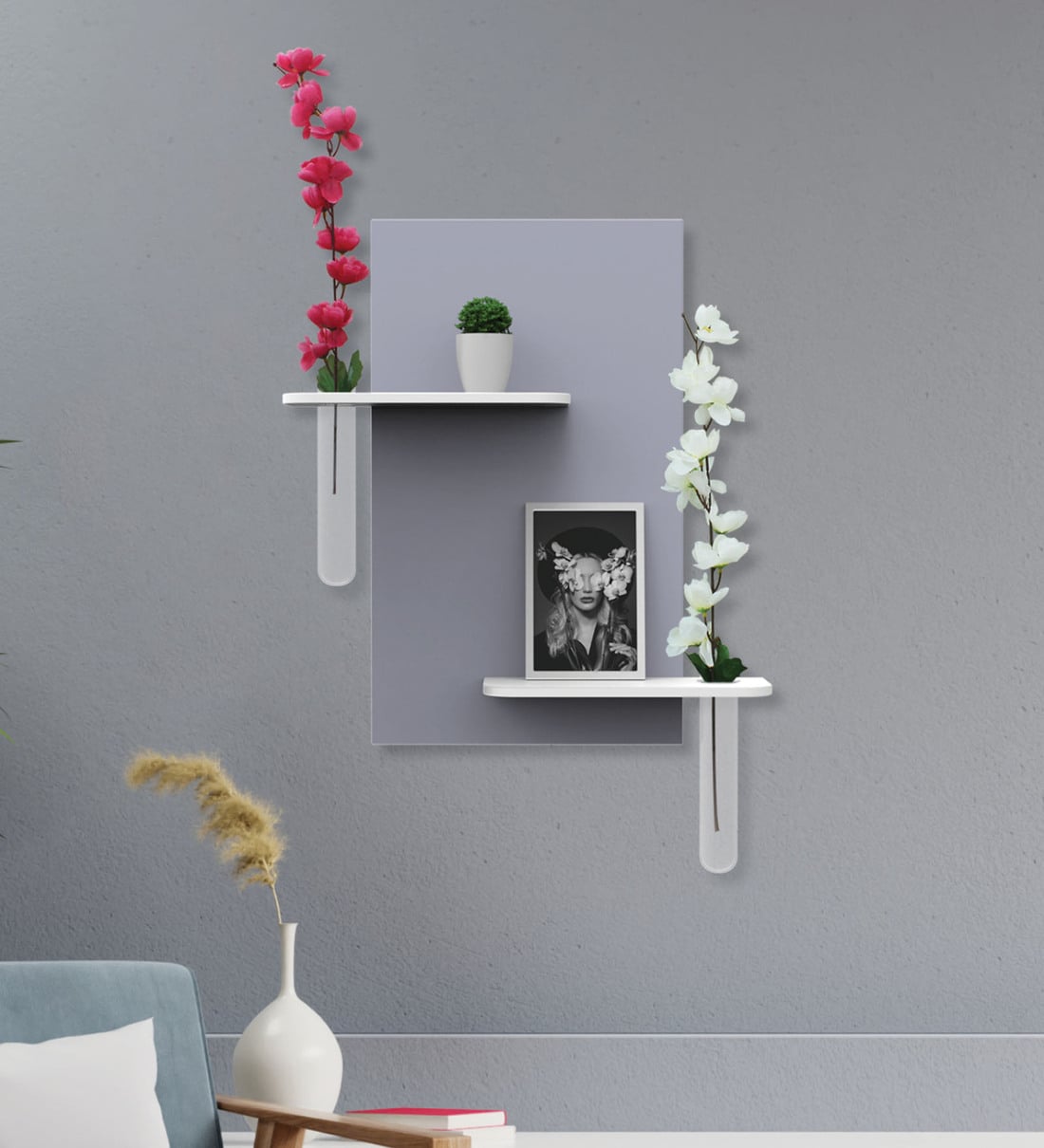 Buy Rectangle Floating Wall Shelve by Random at 41% OFF by Random ...