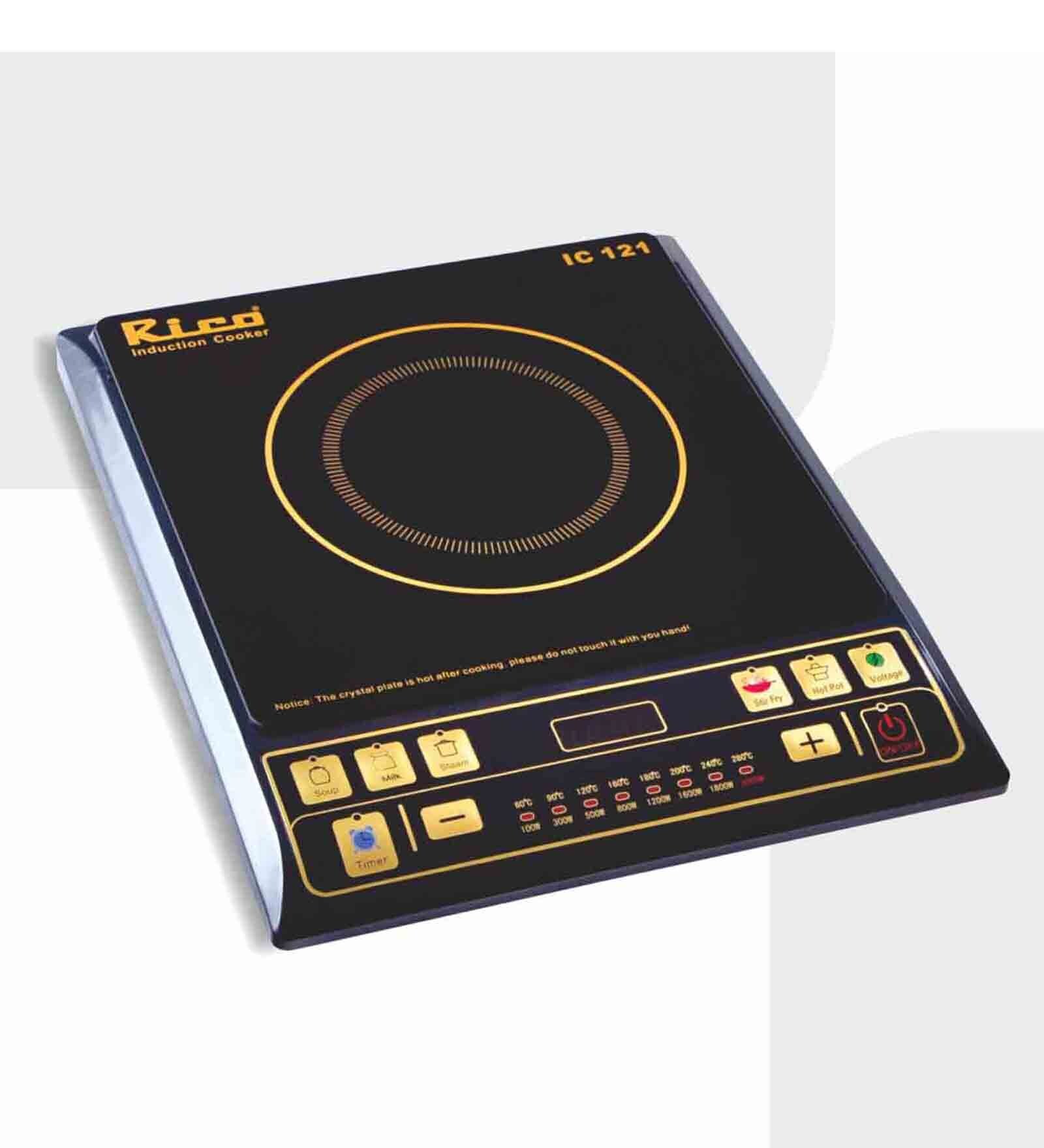 Buy Rico 2000 Watt Induction Cooktop with Aluminium Quick Heat ...