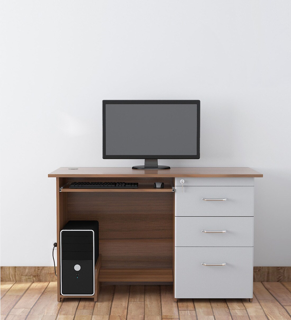 Buy Roger Computer Table in Leon Teak Finish at 49% OFF by Neudot ...