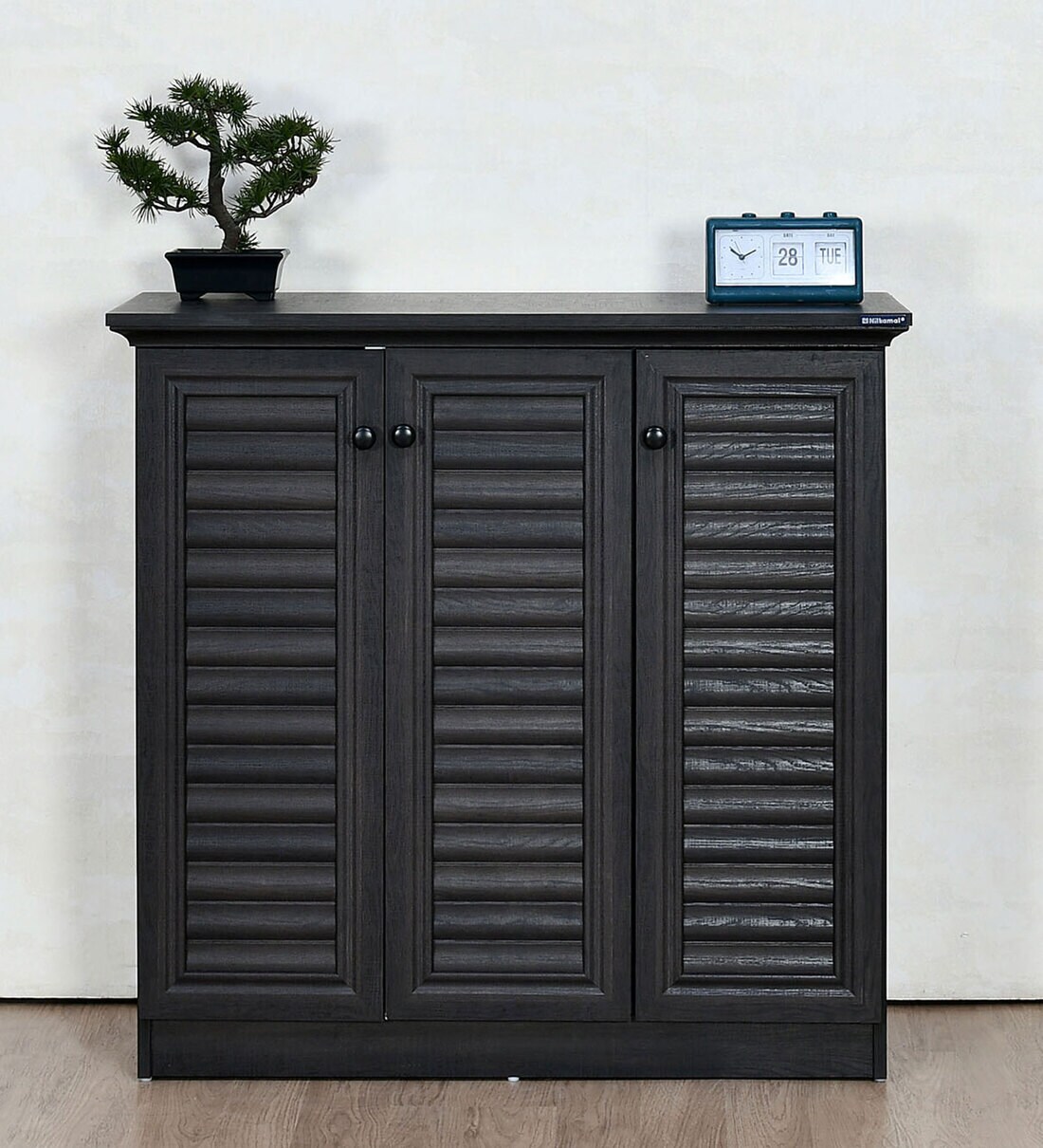 Buy Rowan Shoe Cabinet in Light Charcoal Grey Finish at 36% OFF by ...