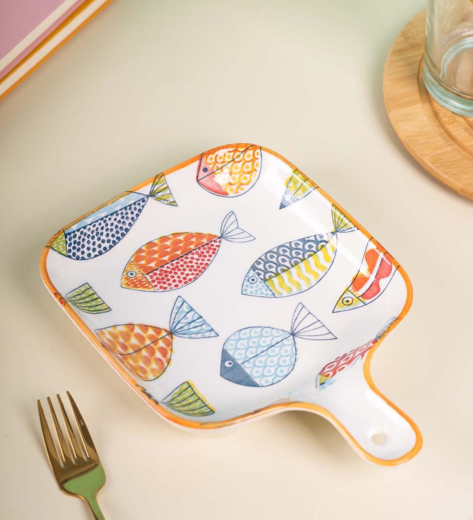 Buy Round Ceramic Serveware Plate By Market99 at 48% OFF by Market 99 ...