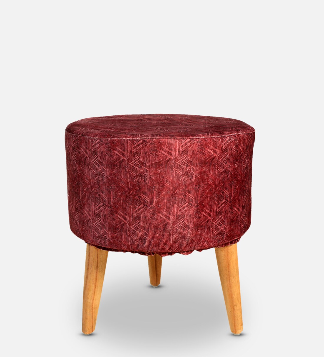 Buy Seating Stool In Maroon Colour Online - Contemporary Seating Stools ...