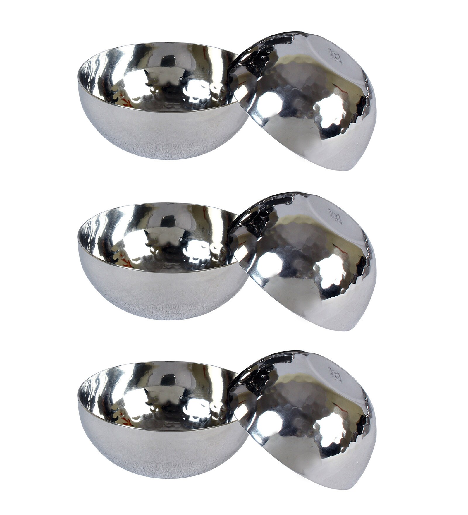 Buy Groove Silver Stainless Steel (Set of 6) Dinner Bowl at 20% OFF by ...