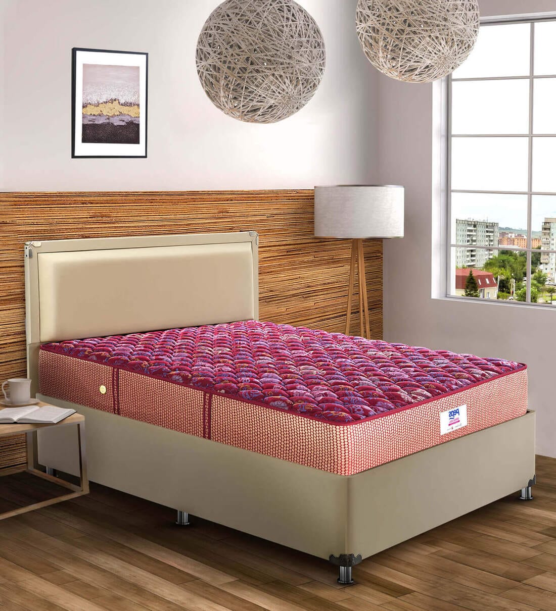 Buy Springkoil Normal Top Reversible 6 Inch Bonnell Spring Queen Size ...