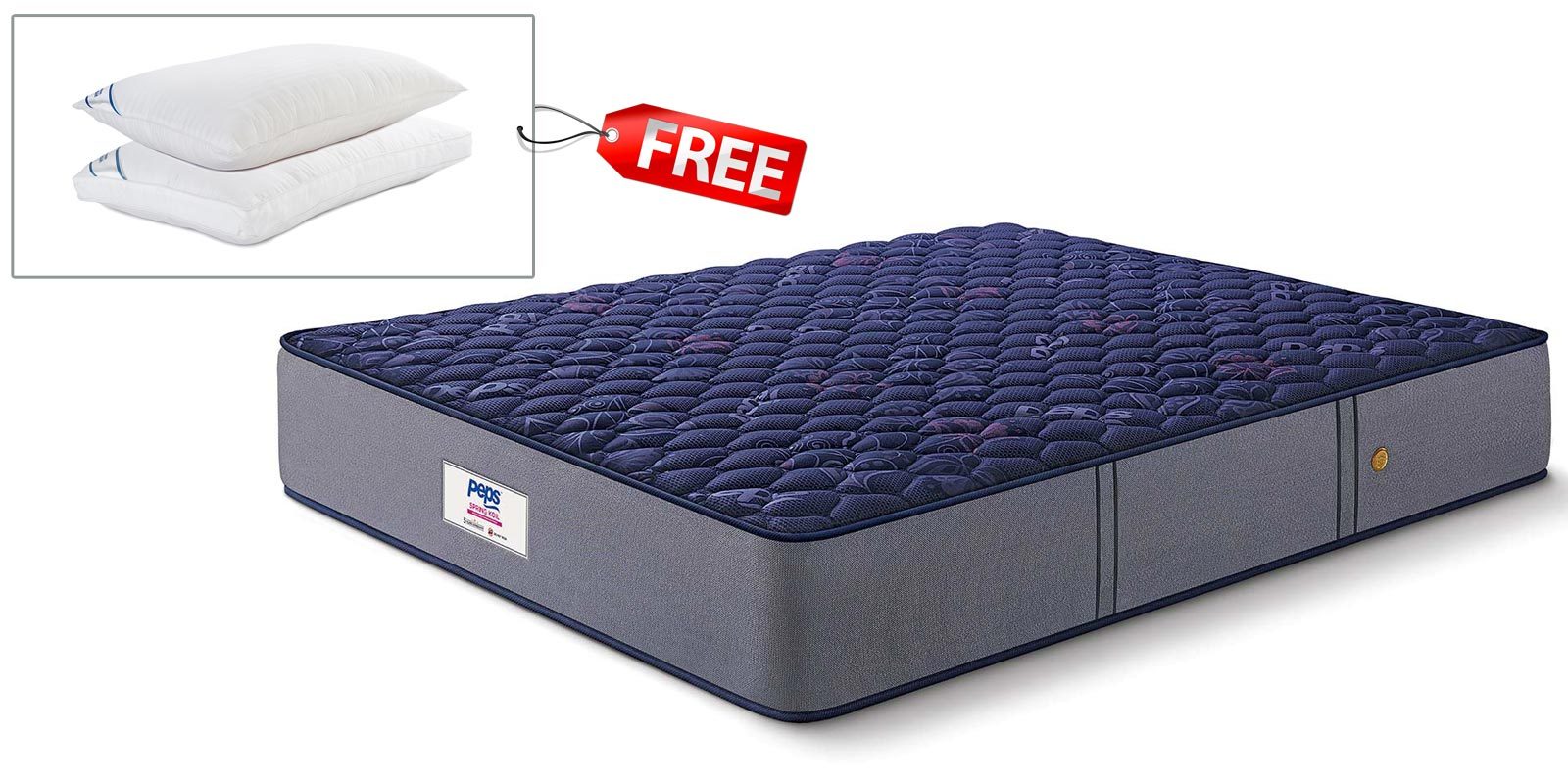 Buy Spring Koil Normal Top Queen Size 6 Inch Bonnell Spring Mattress By ...