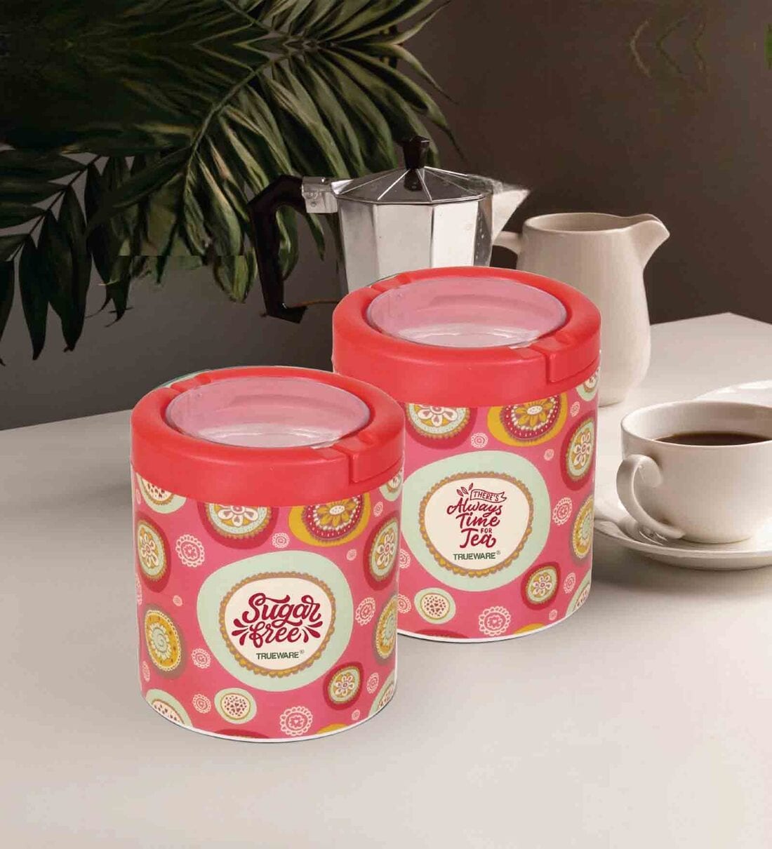 Buy STC 750Ml Orange Plastic (Set of 2) Airtight Container at 37% OFF ...