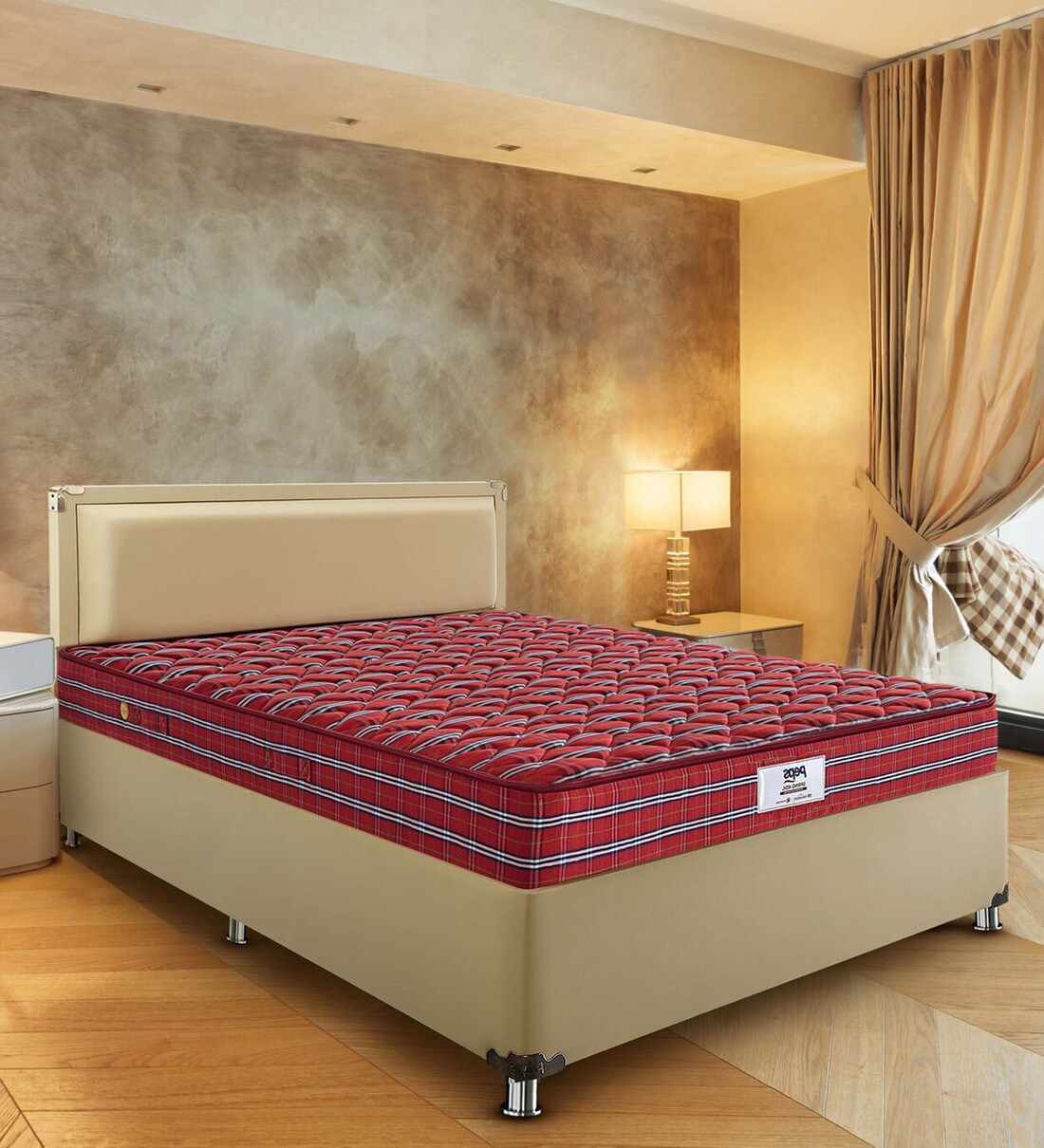 Buy Tartania Normal Top 8 Inch Pocketed Spring Queen Size Mattress at ...
