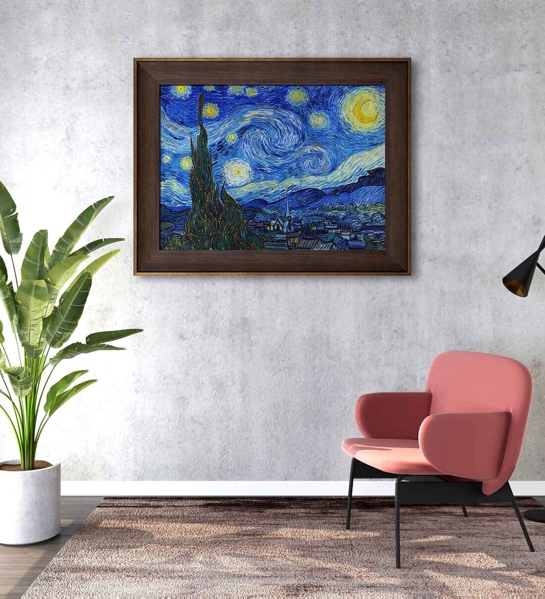 Buy The Gothic Type Multicolour Canvas Framed Abstract Art Print at 22% ...