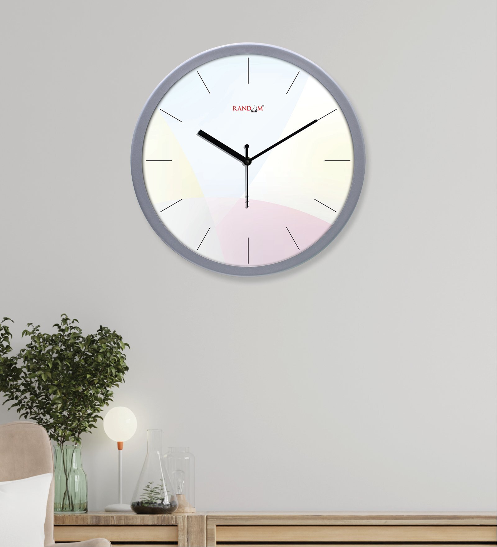 Buy Tic Toc Grey Plastic Mordern Wall Clock at 53% OFF by Random | Pepperfry