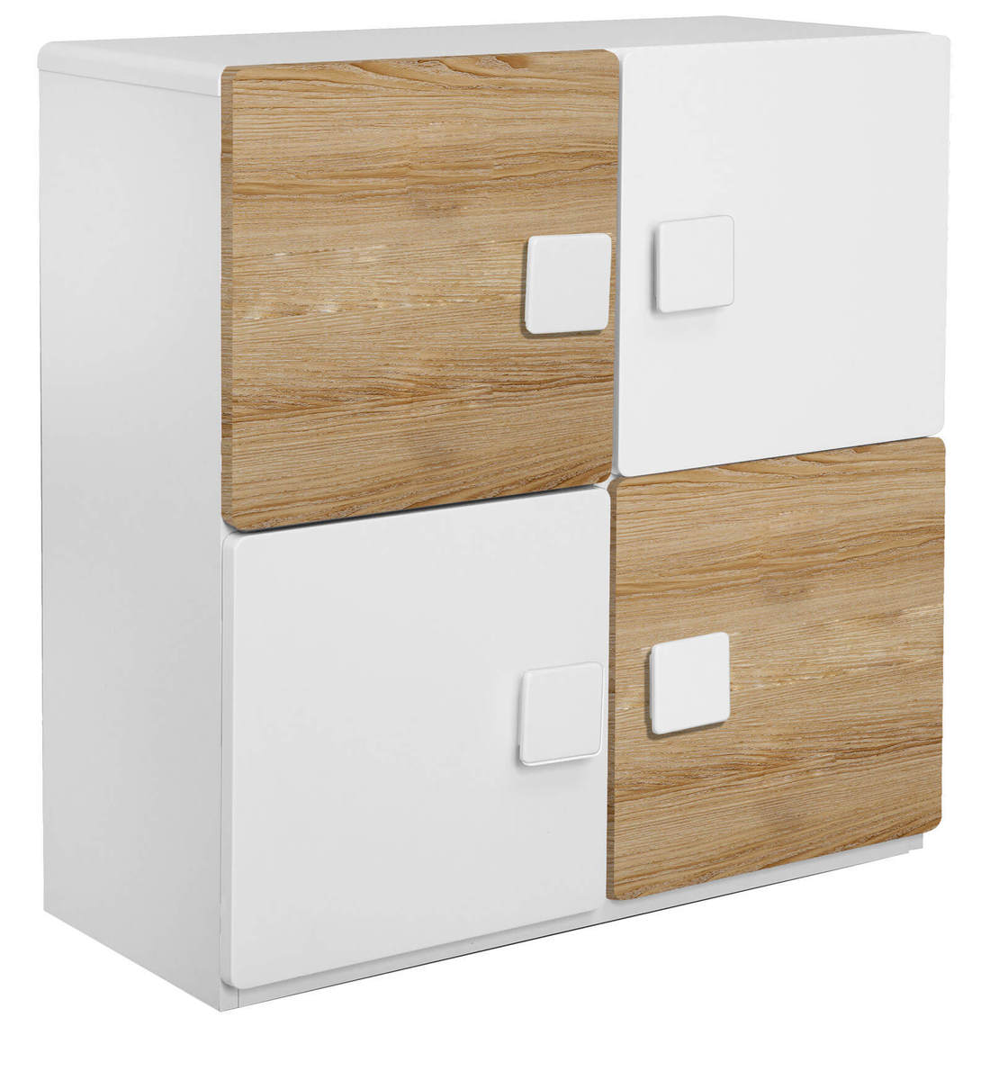 Buy Two Layer Bookcase in Oak Colour at 9% OFF by Alex Daisy | Pepperfry