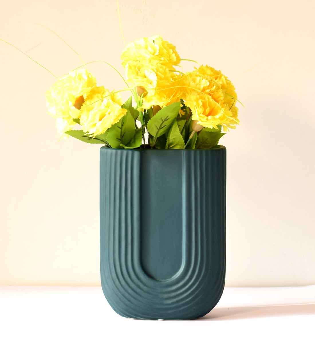 Buy U Shaped Uranus Ceramic Table Vase at 30% OFF by Morcee | Pepperfry
