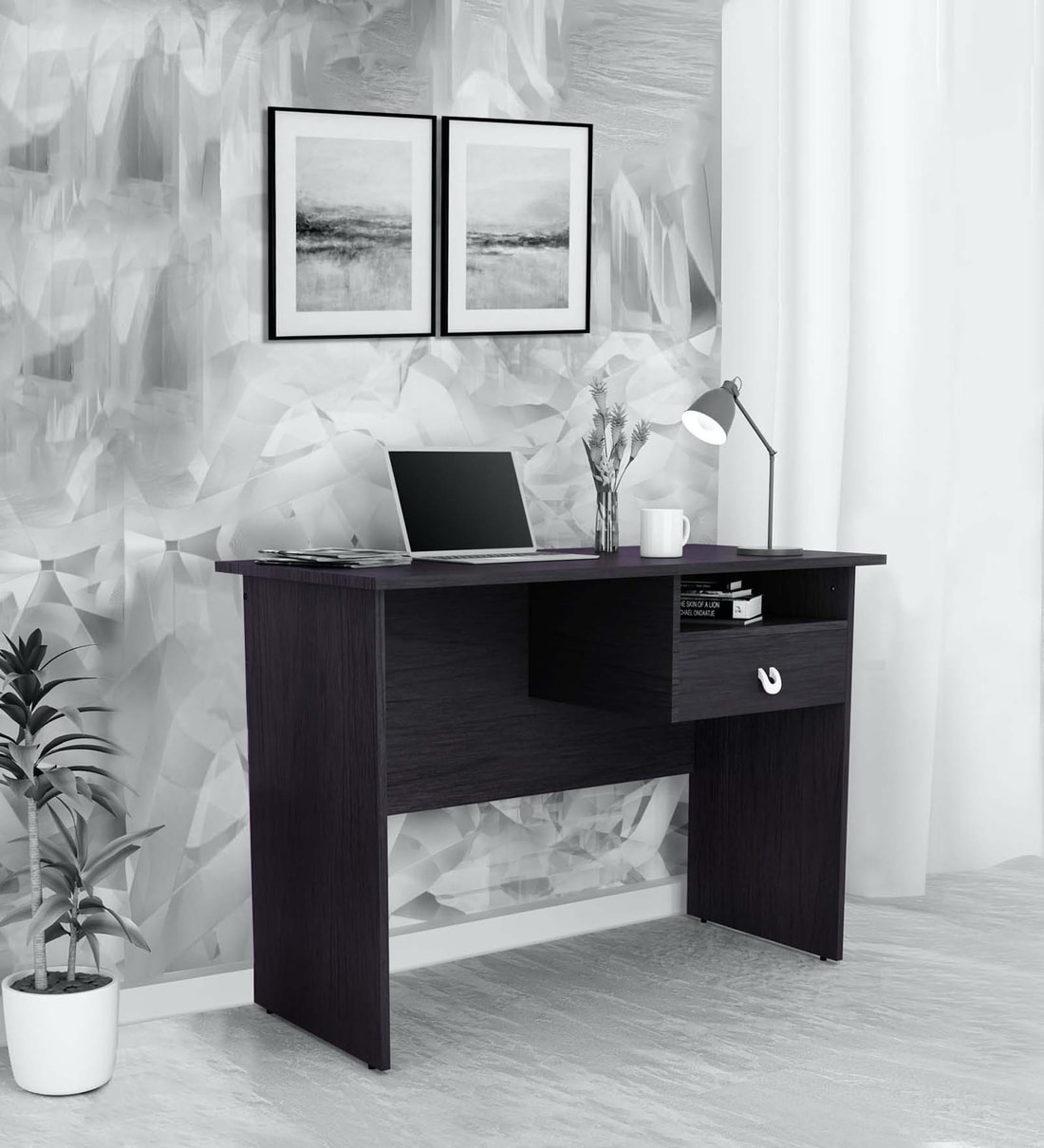 Buy Uno Study Table in Granite Black Colour at 17% OFF by Godrej ...