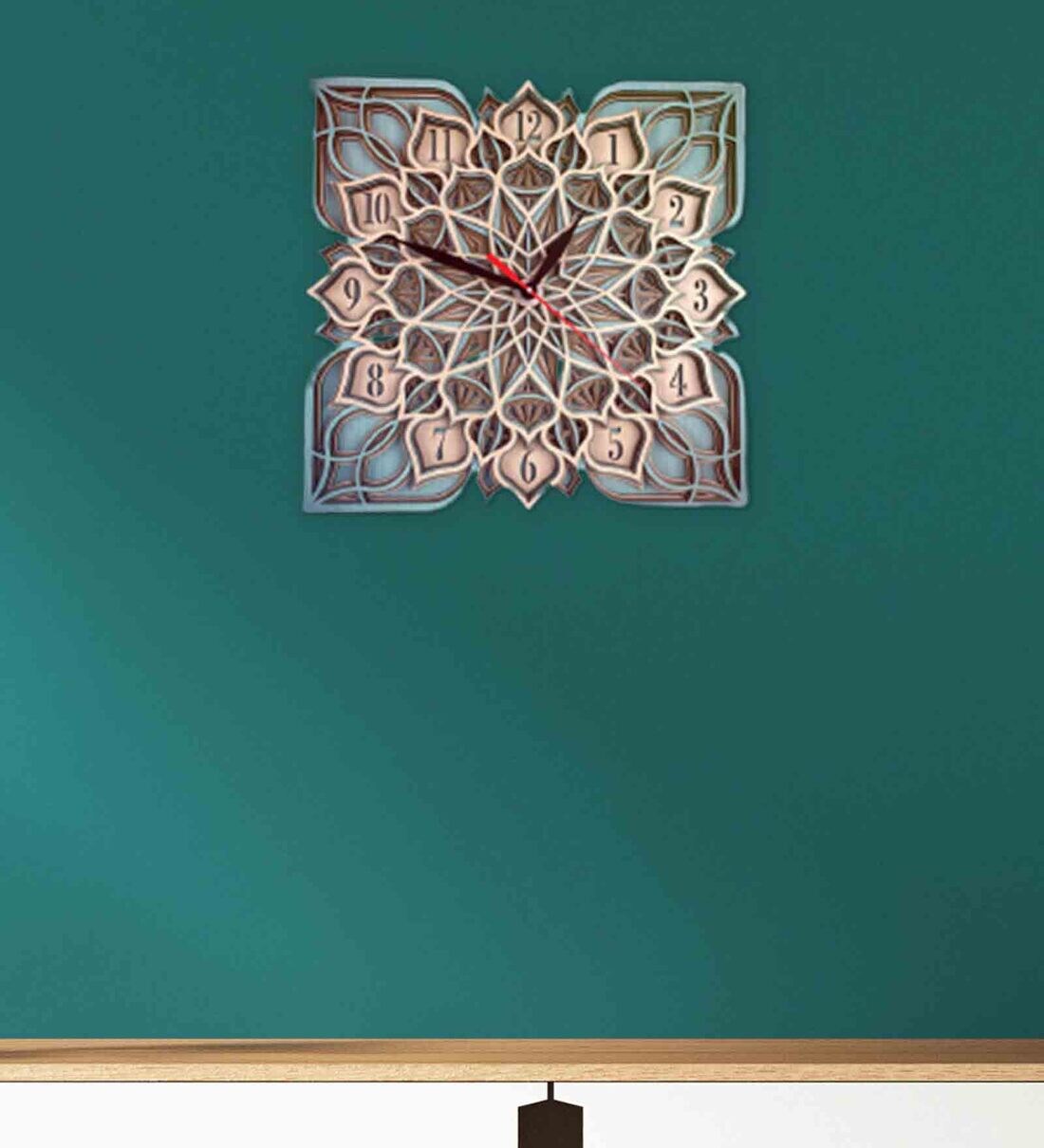 Buy Venner Wood Analog Square Wall Clock by Design It Ezy at 18% OFF by ...