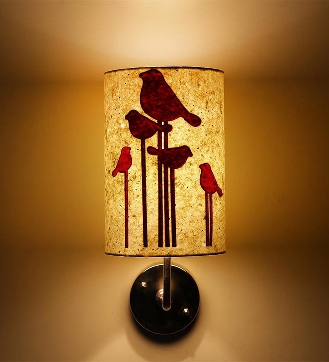 Buy White Acrylic and Handmade Paper Wall Light by Craftter at 29% OFF ...