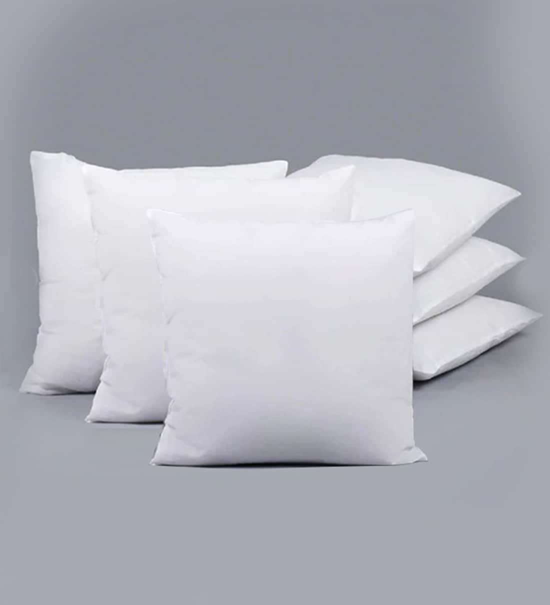 Buy Microfiber Filled Polyester 12 x 12 Inch Cushion Inserts (Set of 6 ...