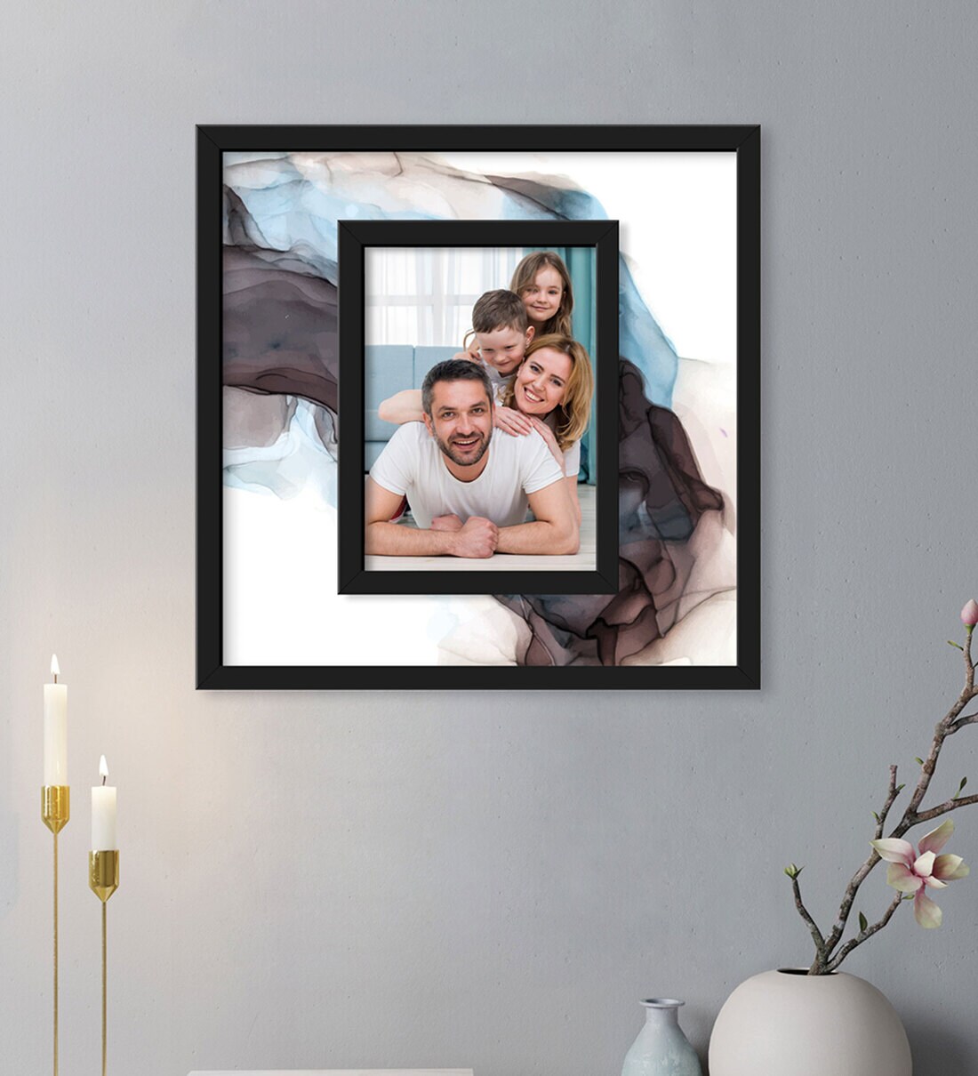 Buy White Wooden Cherosi Wall Hanging Photo Frame Online - Single Photo ...