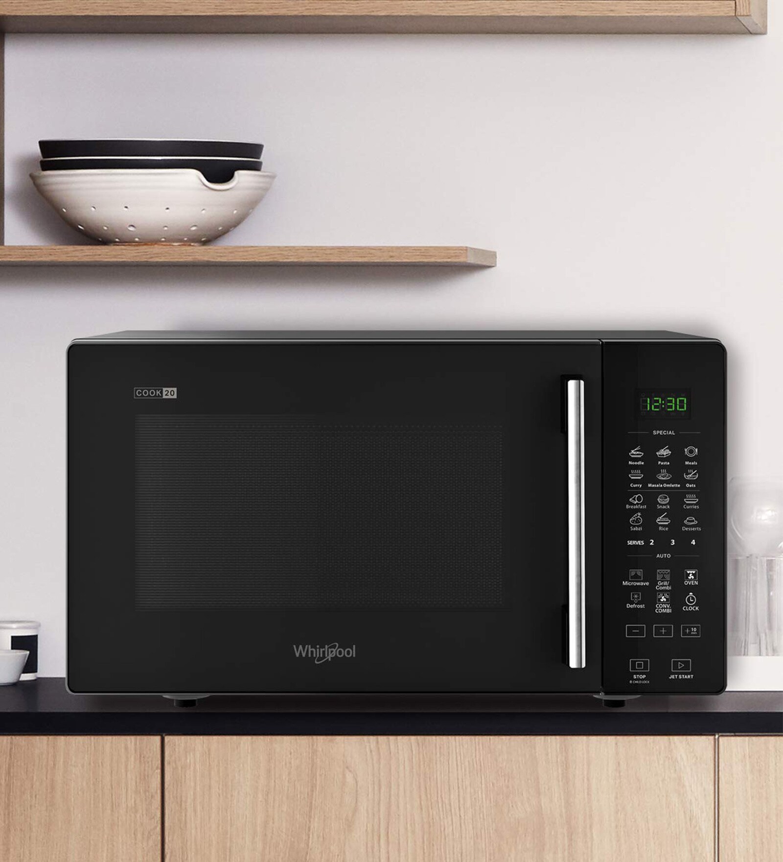 Buy Whirlpool 20 L Convection Microwave Oven (MAGICOOK PRO 22CE BLACK ...