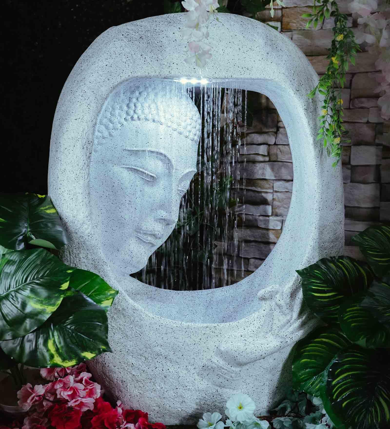 Buy White Face Shower Water Fountain Online - Indoor Fountains - Indoor ...