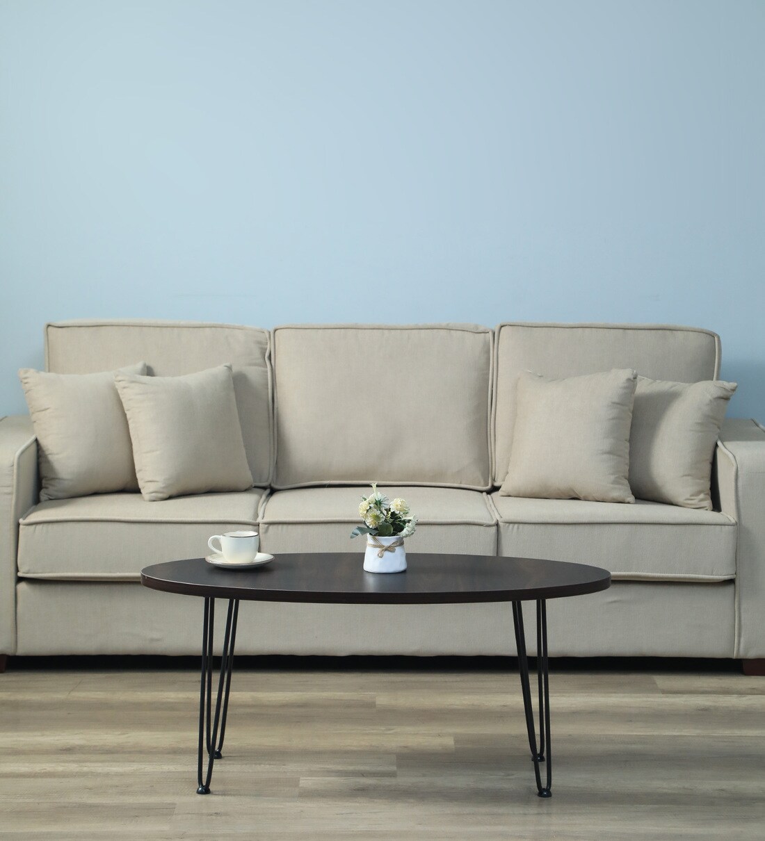 Buy Woodit Ovel Coffee Table in Caspio Dark Finish at 46% OFF by ...