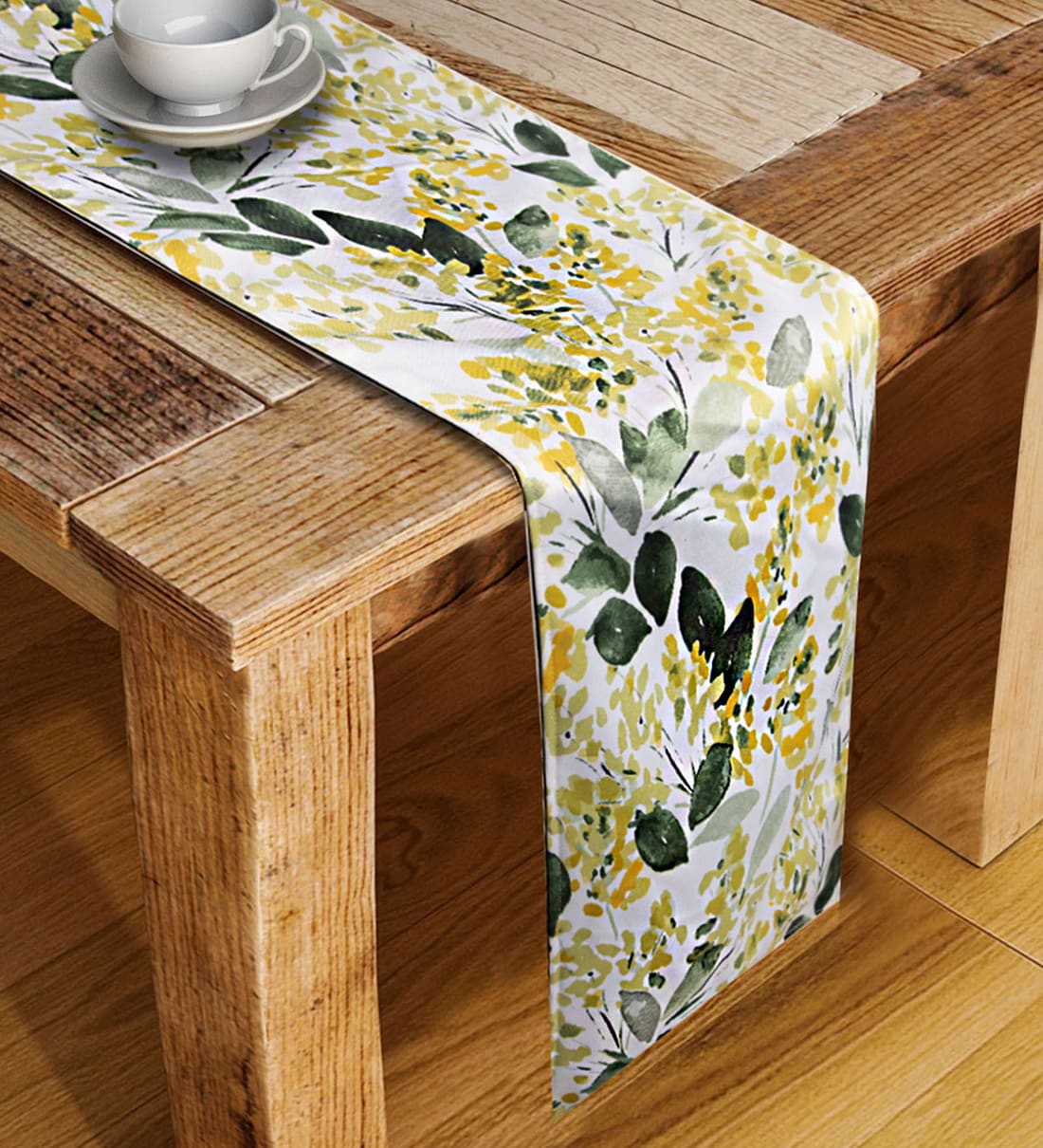 Buy Multicolor Cotton Table Runner 71 Inches x 15 Inches by Houzzcode ...