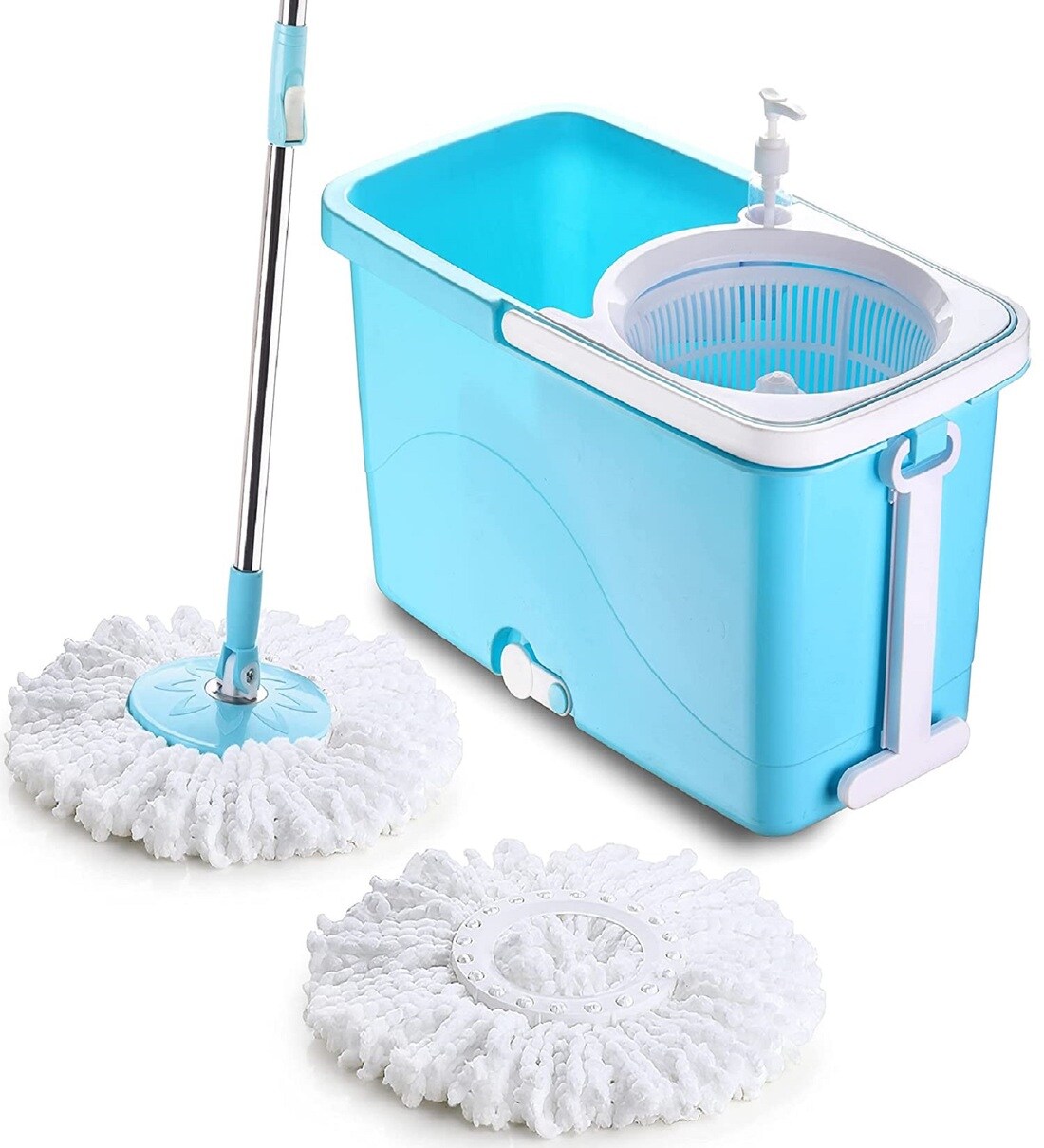 Buy Blue Elegant 360 Bucket Spin Mop Set By Randal Online - Mops - Mops ...