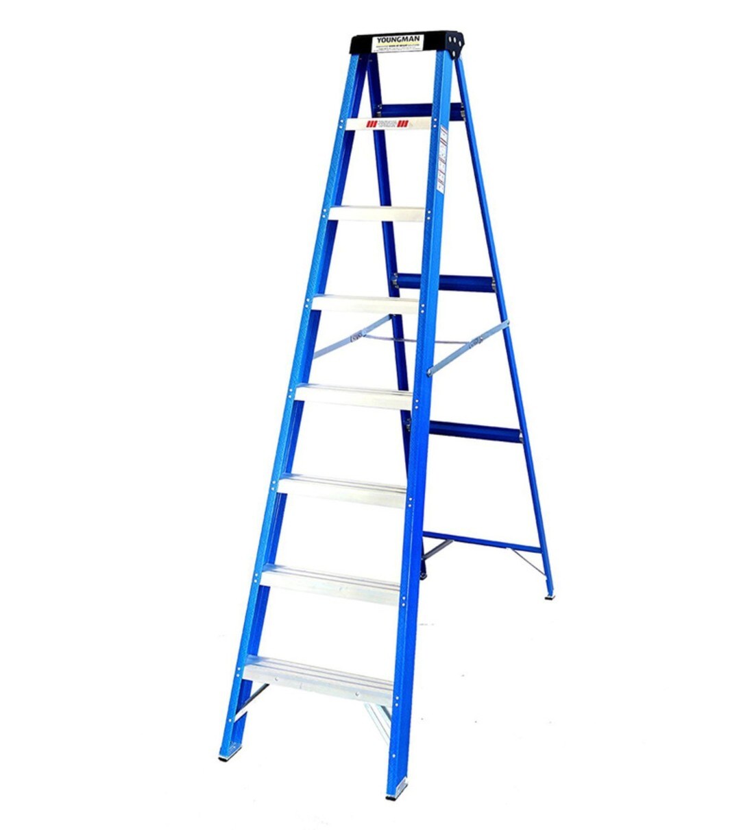 Buy 8 Steps 8.8 ft Fibre-Reinforced Plastic Step Ladder by Youngman at ...